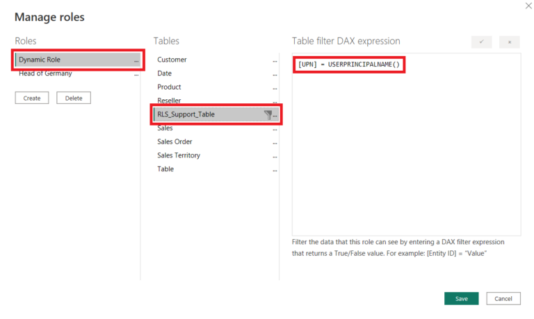 Static And Dynamic Row Level Security In Power Bi Syntera